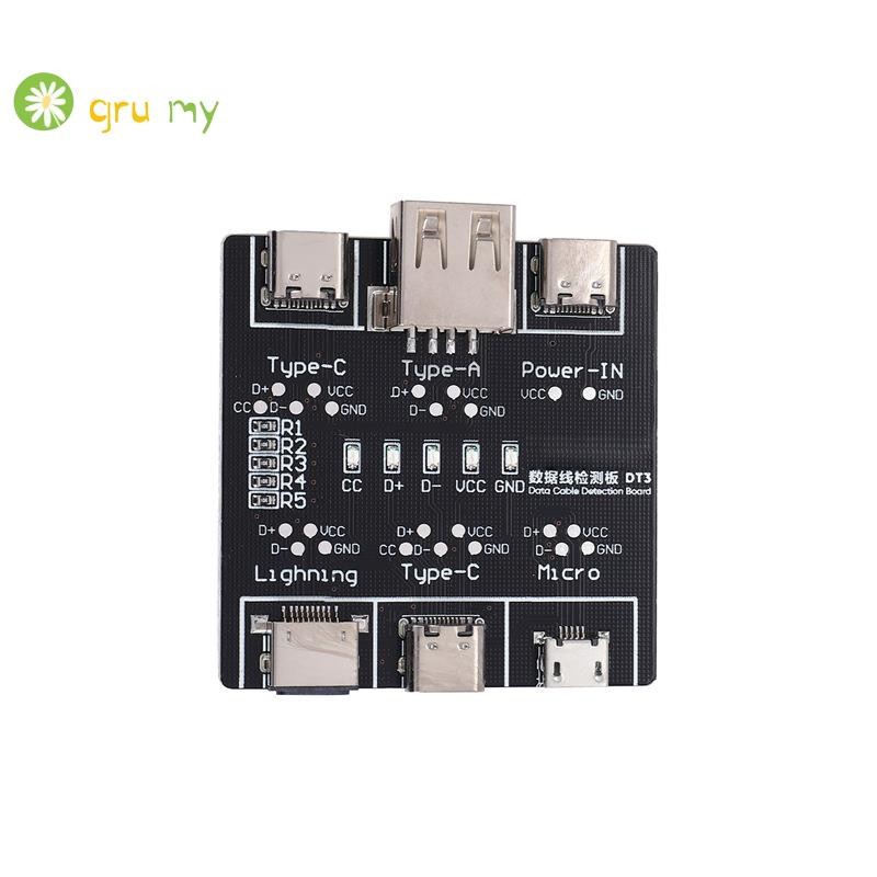 DT3 Data Cable Detection Board USB Cable Tester for IOS Android Type-C ...