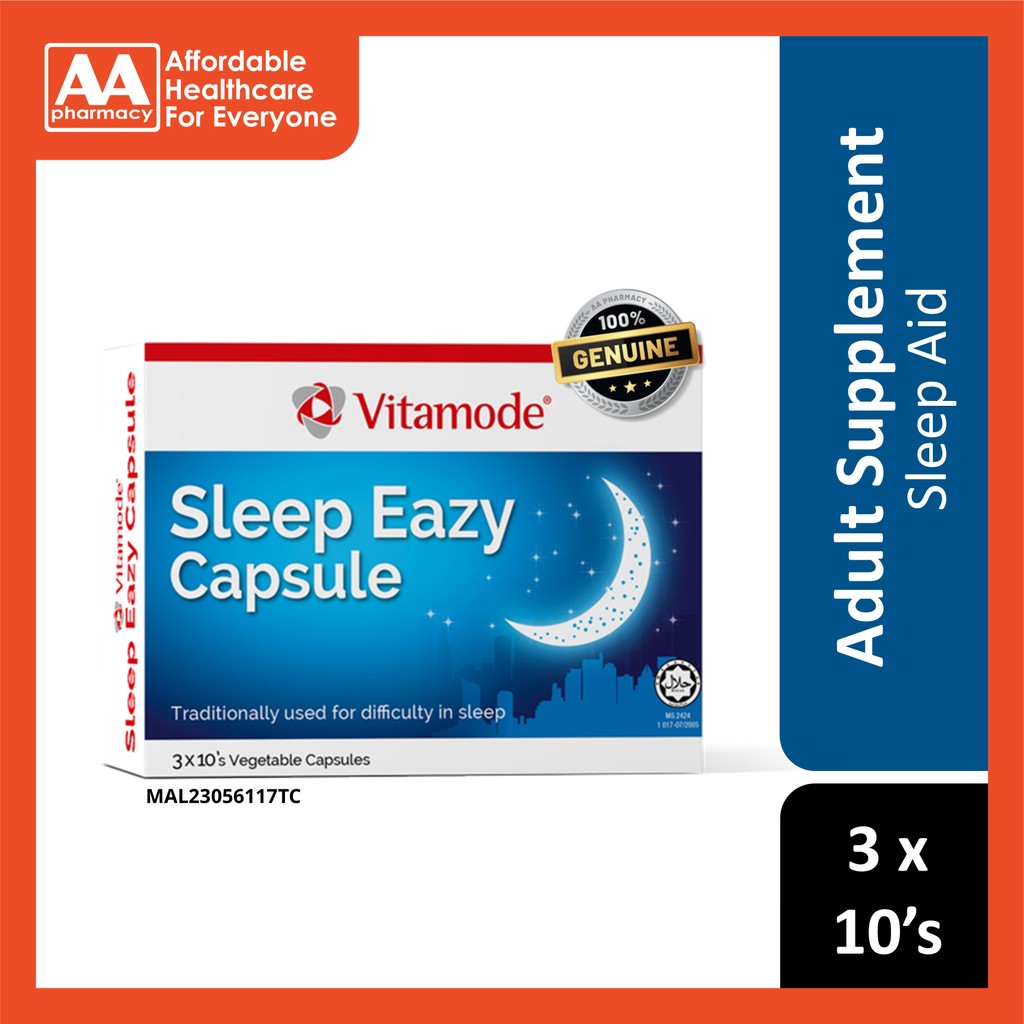 Vitamode Sleep Eazy Capsule 3x10's | Shopee Malaysia