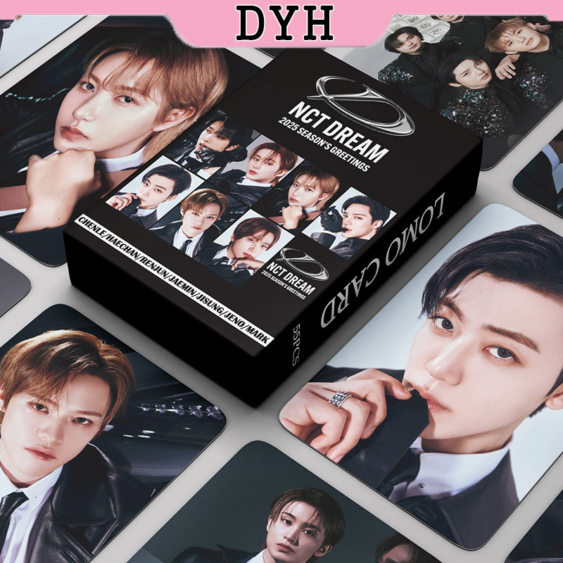55pcs/box NCT DREAM Photocards 2025 SEASON’S GREETING Album KPOP LOMO ...