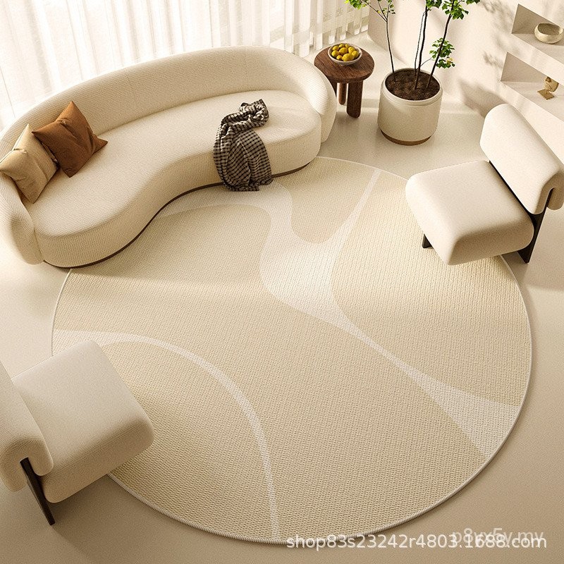 Retro stail Perancis bulat TPR beludru permaidani ruang tamu sofa meja ...