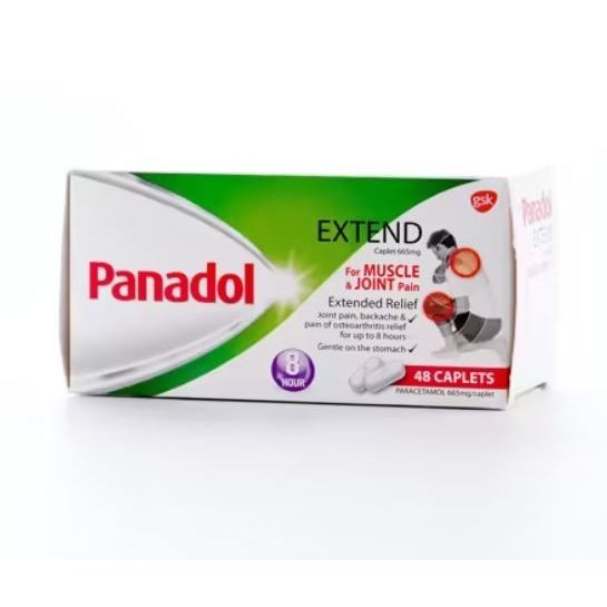 PANADOL EXTEND 48 CAPLETS EXPIRY 2026/05 | Shopee Malaysia
