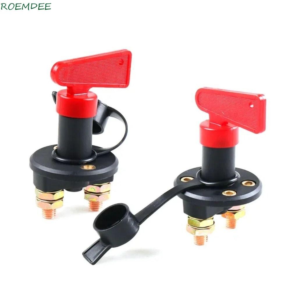 ROEMDEE Isolator Power Cut Off Switch, Durable Anti-leakage Battery Disconnect Switch, Quick Cut ...
