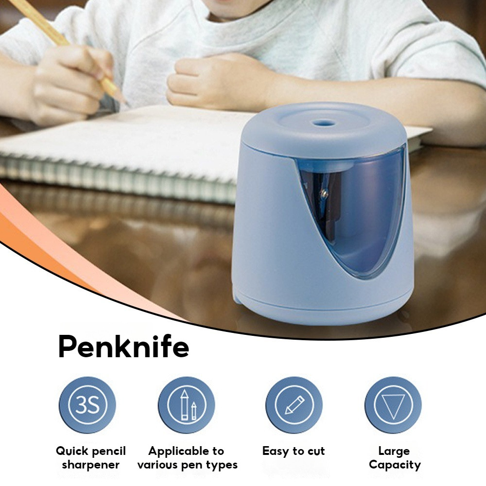 自动笔 Automatic Electric Pencil Sharpener Office School Supplies Usb ...