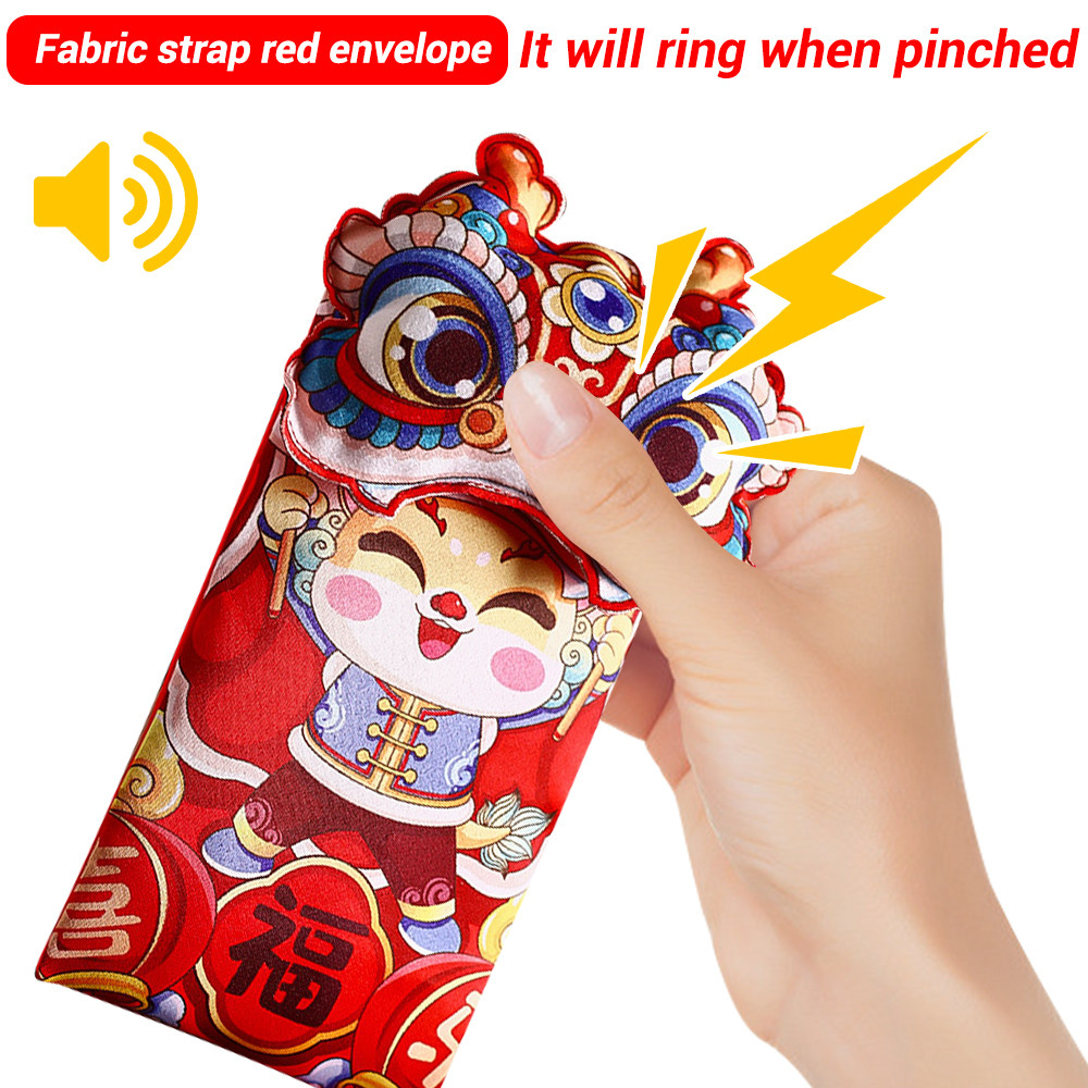 2025 New Year Fabric Angpao Red Envelope Angpau Snake Year Money ...