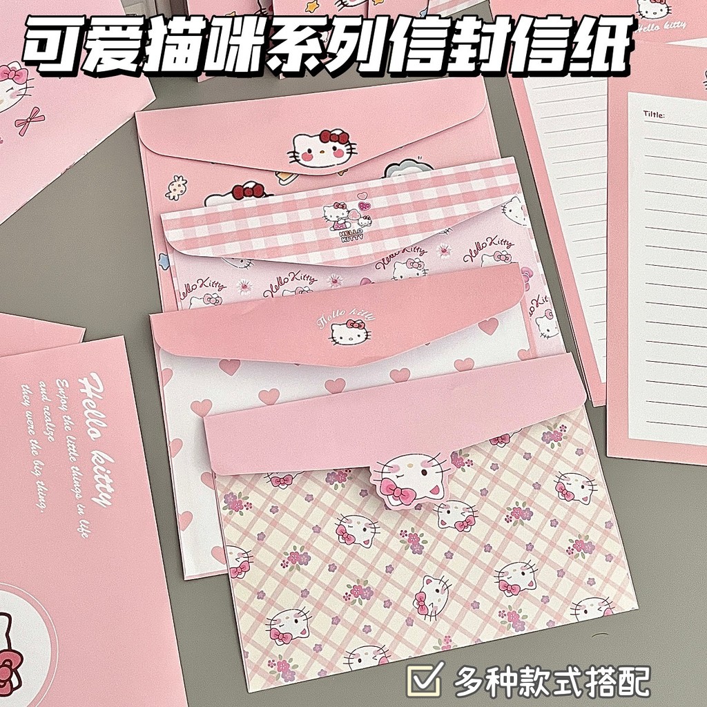 Envelope letterEnvelope letter Pink Pink Cat Cute Envelope letter Paper ...