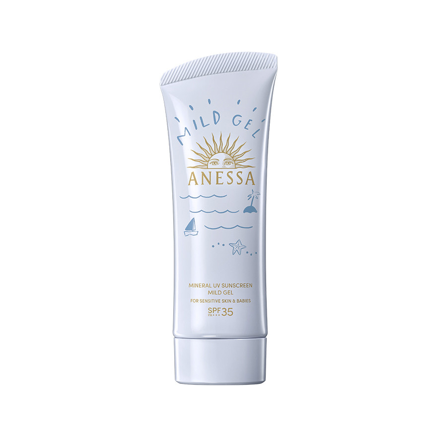 ANESSA Moisture UV Sunscreen Mild Gel N SPF 35 PA+++ 90g | Shopee Malaysia