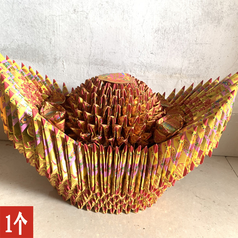 26*16*8 Kertas Berwarna Kraftangan Khas Origami Merah Sederhana Besar ...