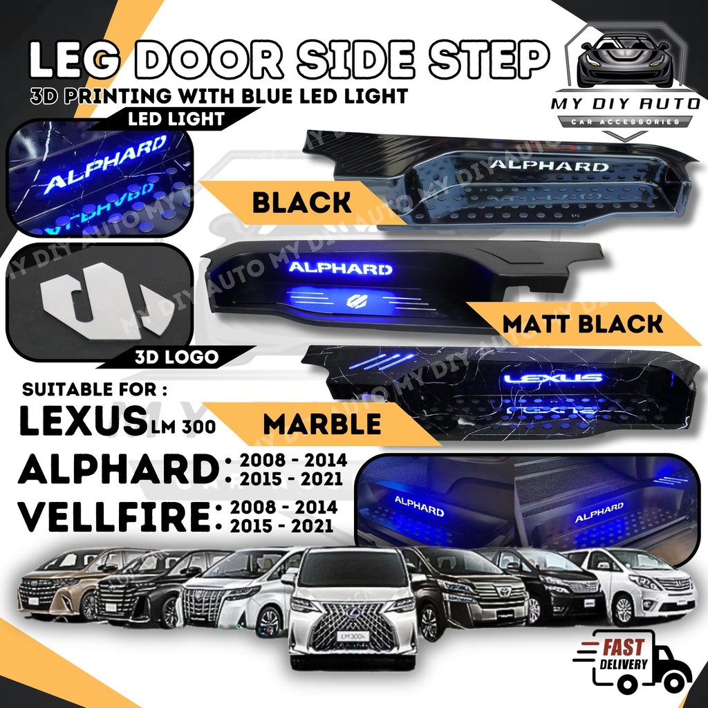 TOYOTA Vellfire Alphard AH20 AH30 LEXUS LM300 Side Still Plate Door ...