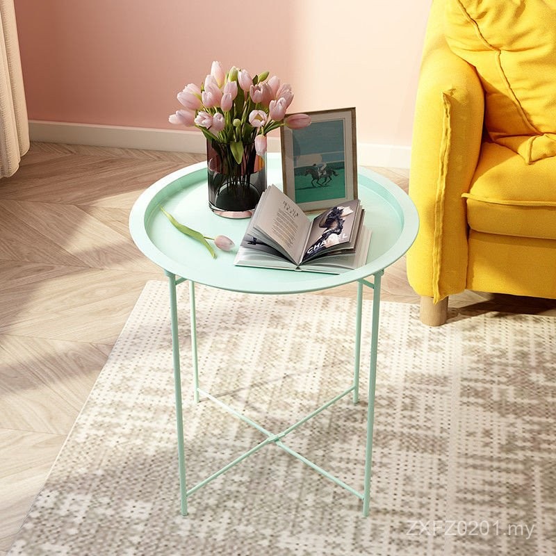 Sofa Multifunctional Corner Table Old Floor Table Plug Small Round ...