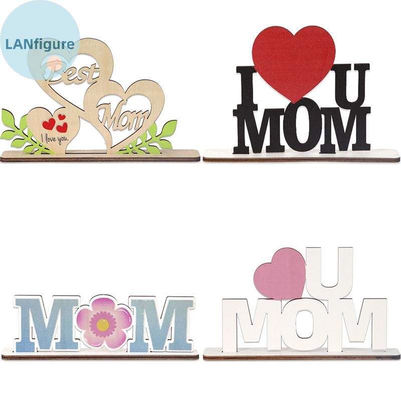 LANfigure Mother's Day Wooden Centerpieces,Mother's Day Wooden Table ...