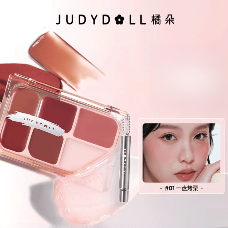 Judydoll Lipstick Lip Six Color Lipstick Mirror Lip Glaze Multi-Purpose ...