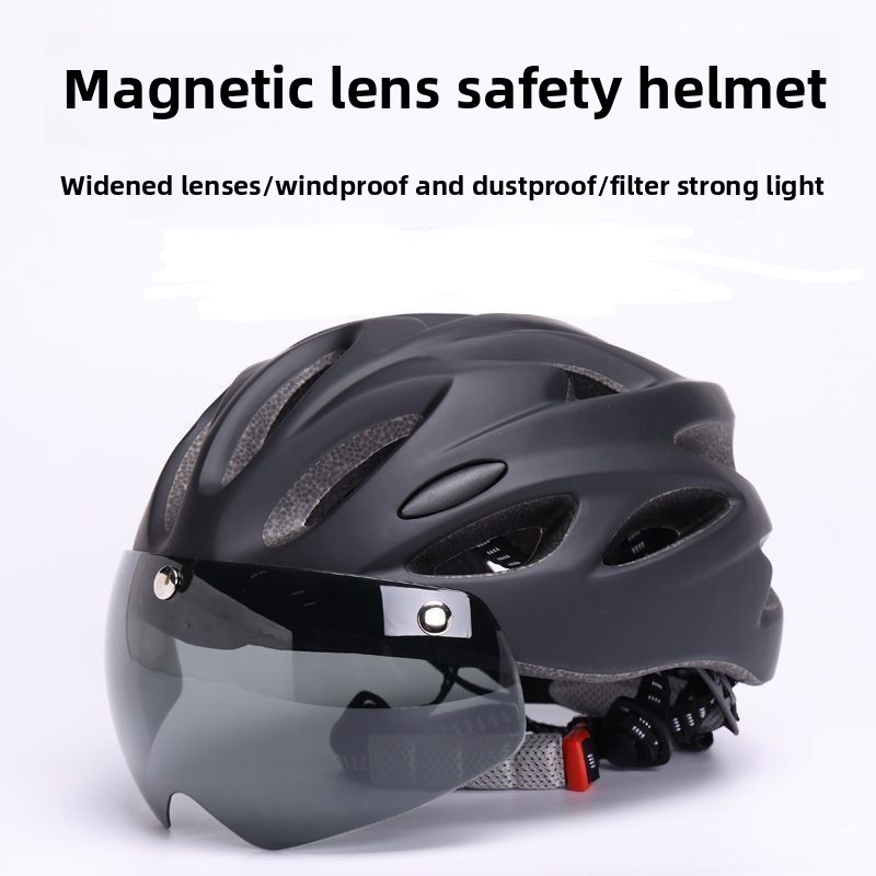 Bicycle Helmet Men's One-Piece Cycling Helmet Large Size Big Head ...