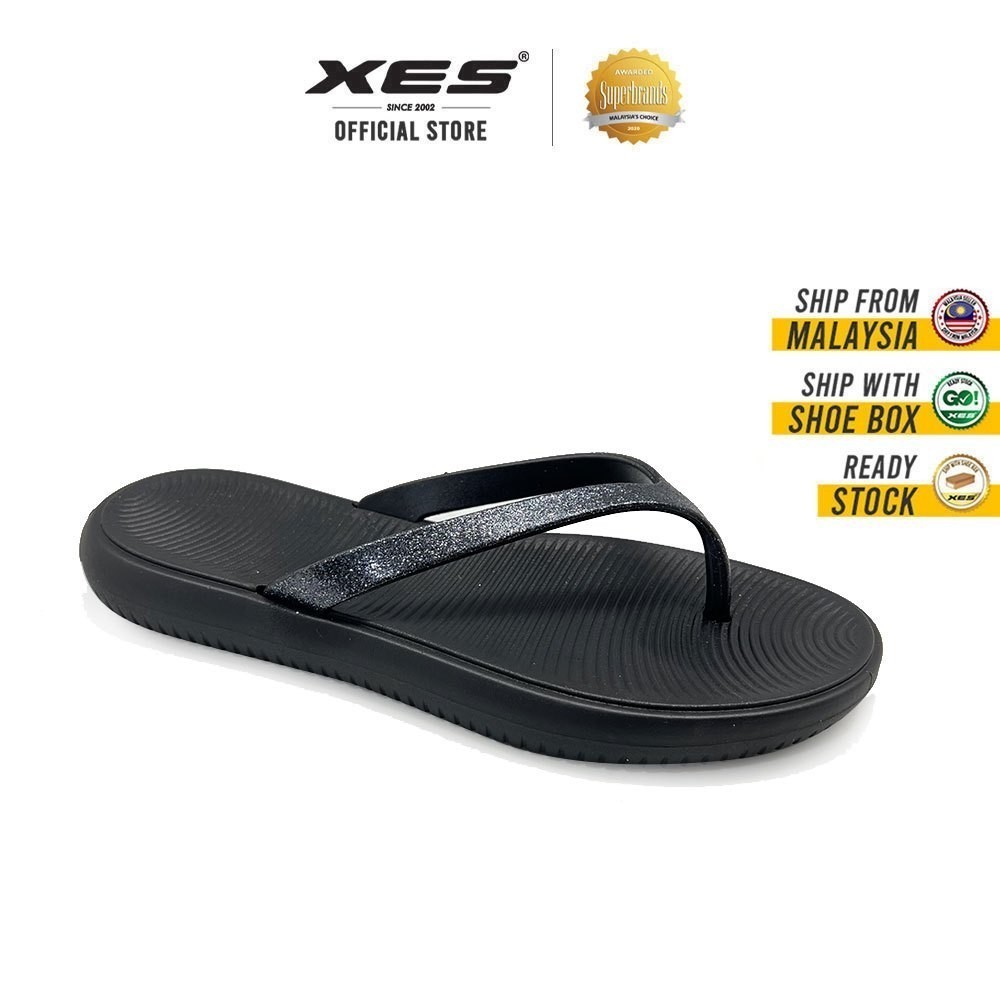 XES BSLCMC9802 Ladies Summer Slip On Sandals ( Dusty Red / Black ...