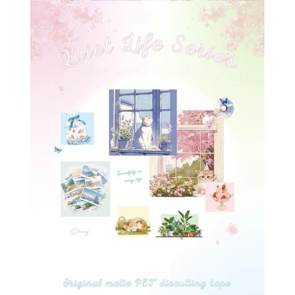 JIANWU 70mm*200cm Quiet Life Series Vintage Plant Flower Coffee ...