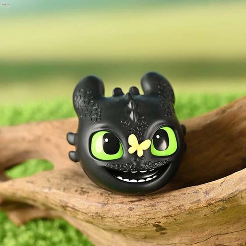 MXBEAUTY Toothless with Sound and Light, Cute Black Night Fury Key Ring ...