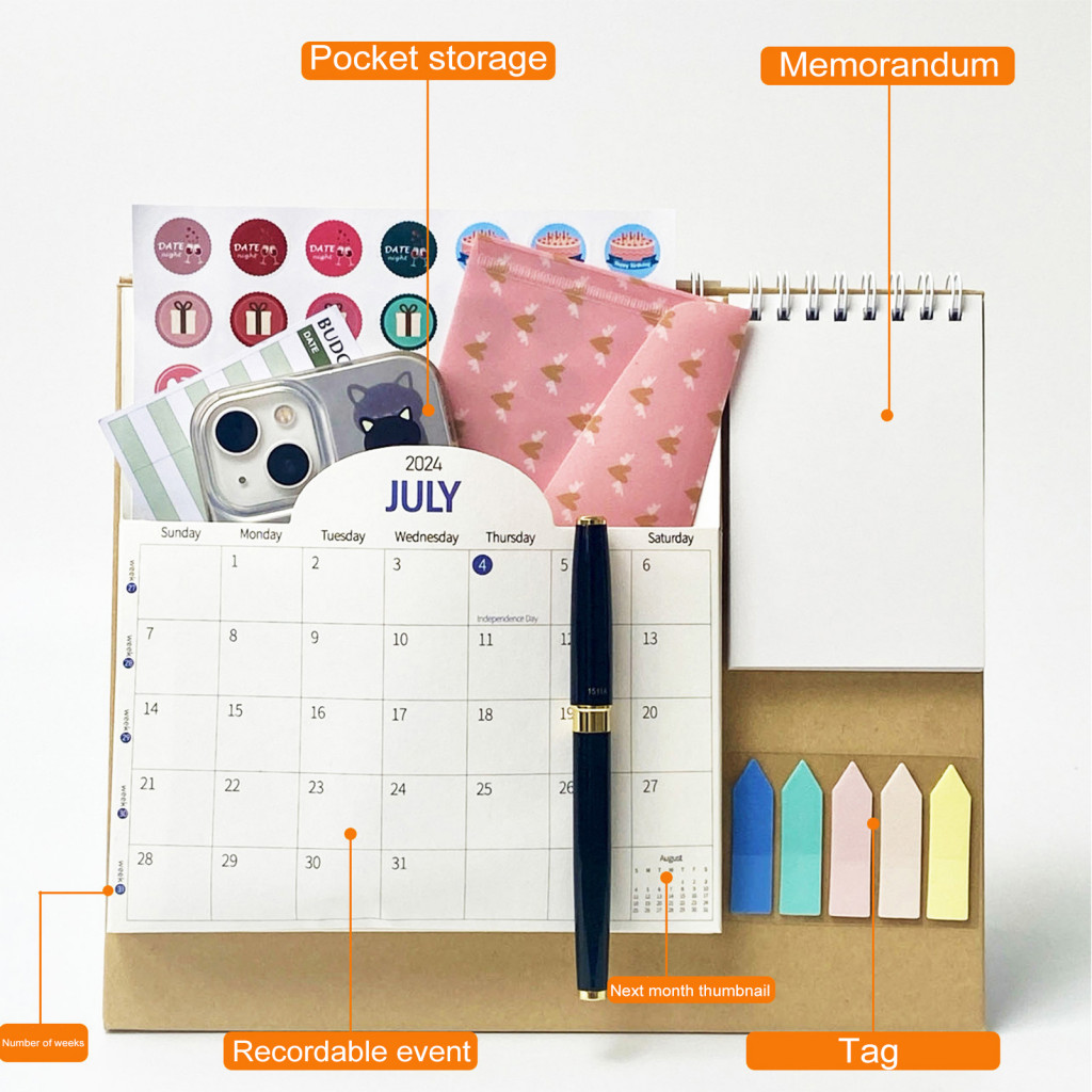 {downey} Daily Task Planning Notepad 2025 Desk Calendar with Notepad ...