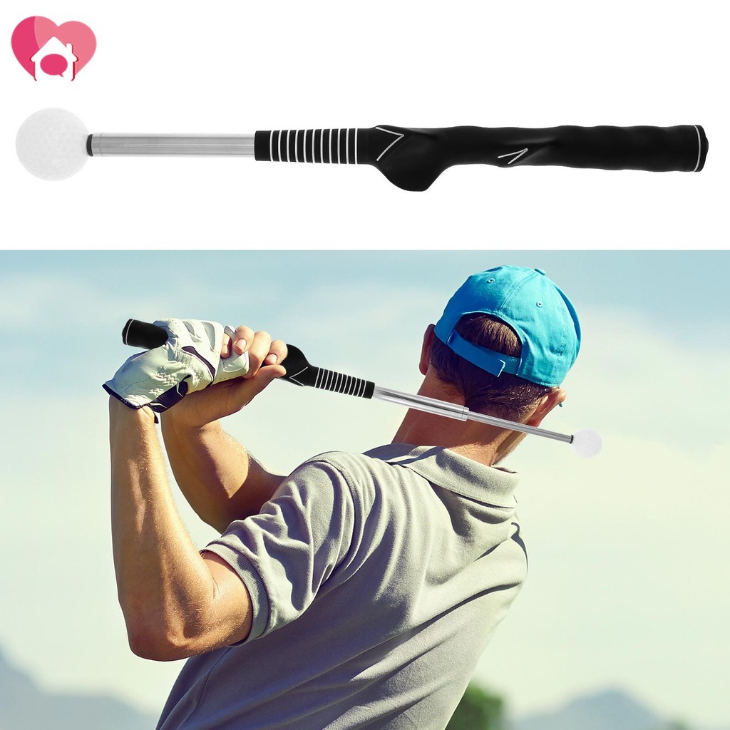 Golf Training Aid Telescopic Golf Swing Trainer Aid Ergonomic Golf Grip ...