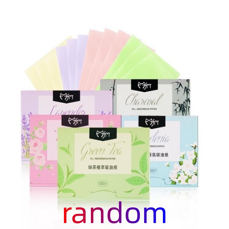 100PCS Face Oil Control Extractive Blotting Paper Rich in Plant ...