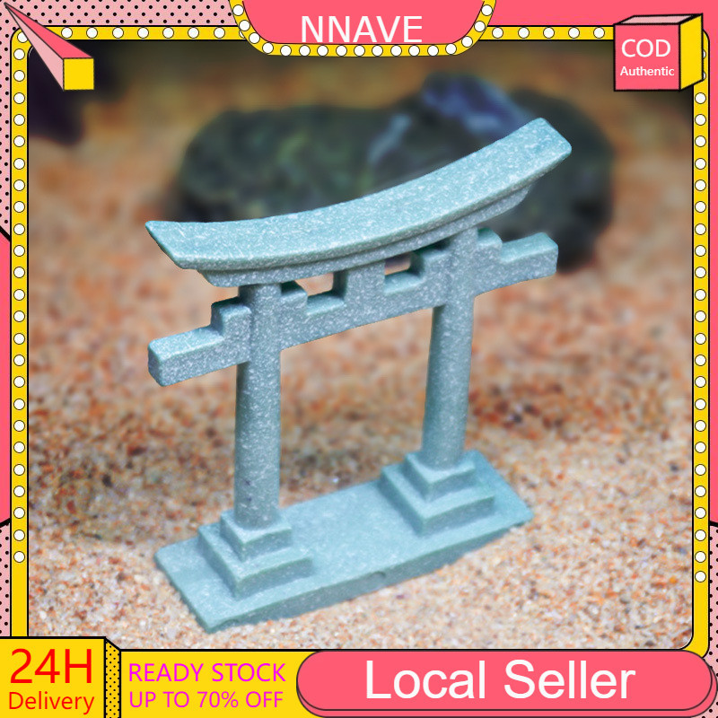 Torii Gate Mini Decor Grey Simulation Japanese Shinto Shrine Sandstone ...