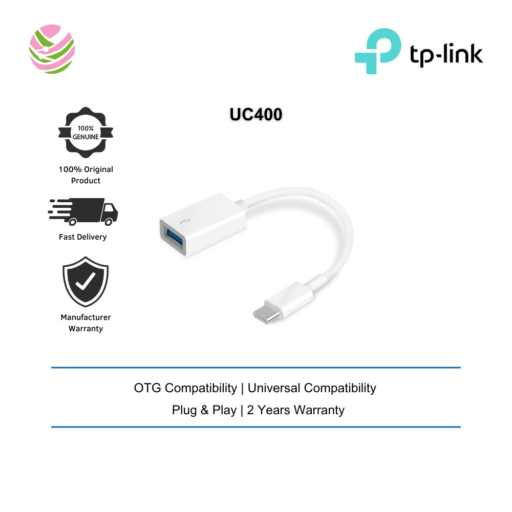 TP-Link Adapter UC400 SuperSpeed 3.0 USB-C to USB-A Adapter | Shopee ...