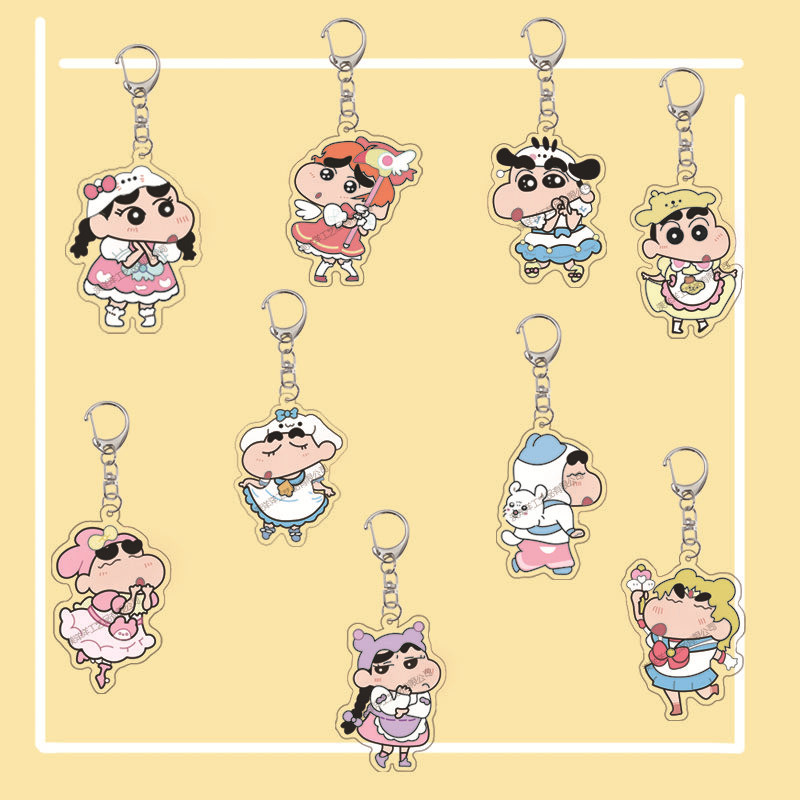 keychain anime matching keychain keychain mathcing Krayon, rantai kunci ...