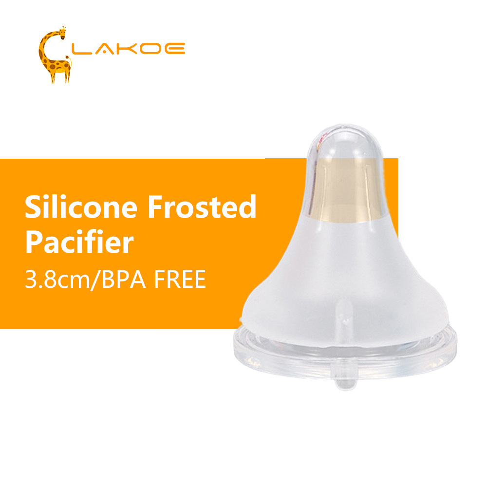 Lakoe 3.8CM Puting Baby Standard Slim Neck Bottle Baby Puting Nipple Newborn Silicone Frosted ...