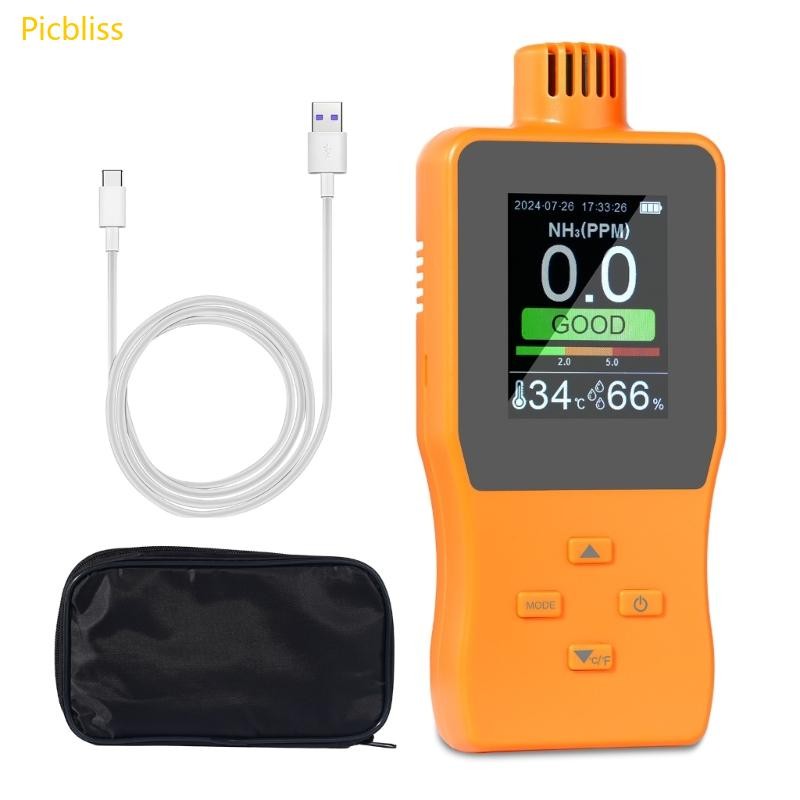 Picbliss Ammonia Gas Detectors Sensors Test for 0 100PPM NH3 Monitors ...