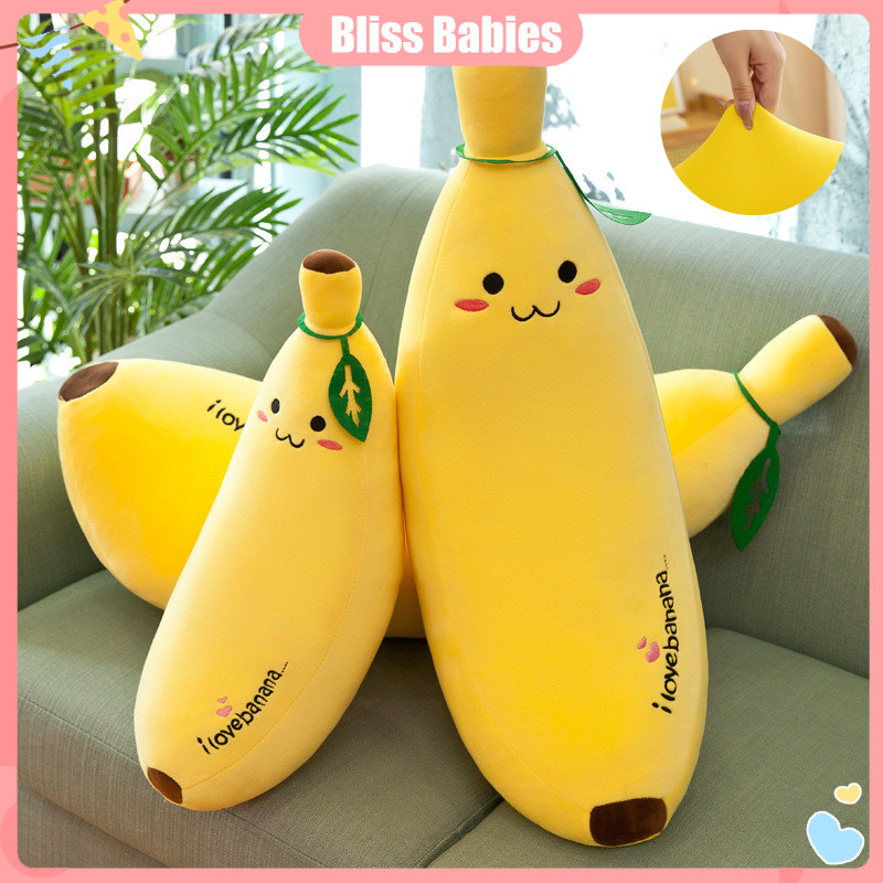 35/50/70CM Cartoon Lovely Cotton Banana Plush Stuffed Toy Doll Pillow ...