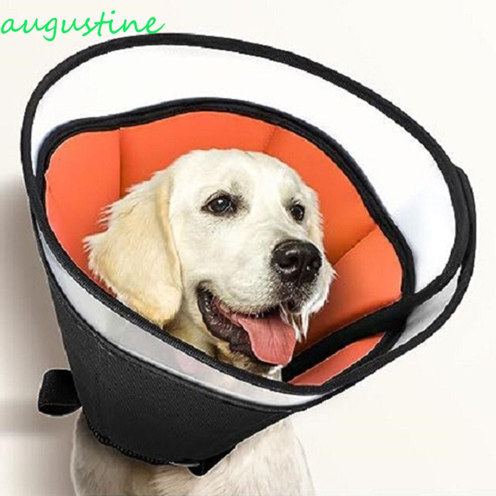 AUGUSTINE Pet Anti-bite Collar, Lightweight Adjustable Dog Cone ...