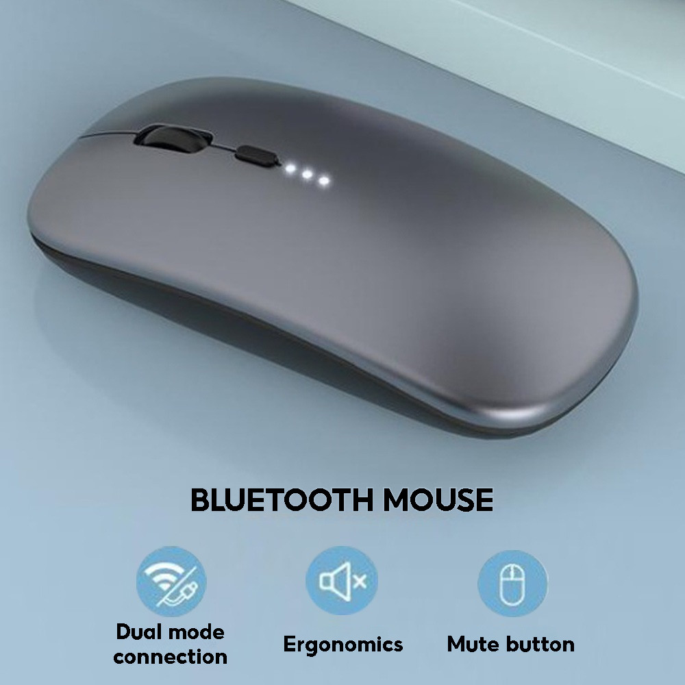 Wireless Mouse charging Silent Home Office Bluetooth dual-mode mouse ...