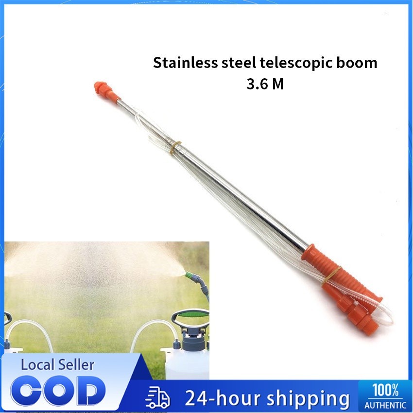 Electric Pesticide Spray Gun Stainless Steel Long Retractable Sprayer ...