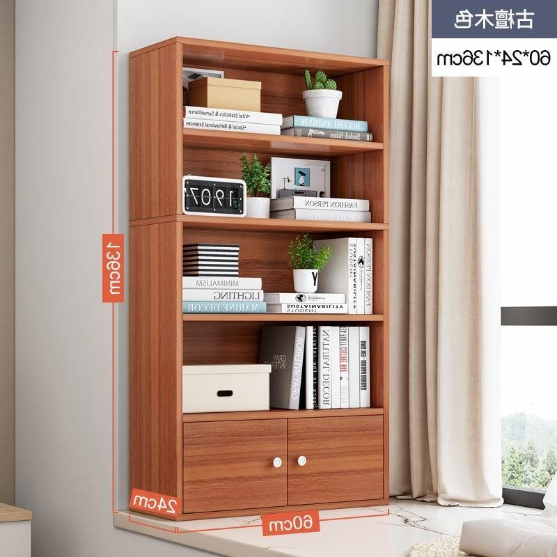 Rak buku, rak buku lantai rak, pemasangan sederhana, penyimpanan ...