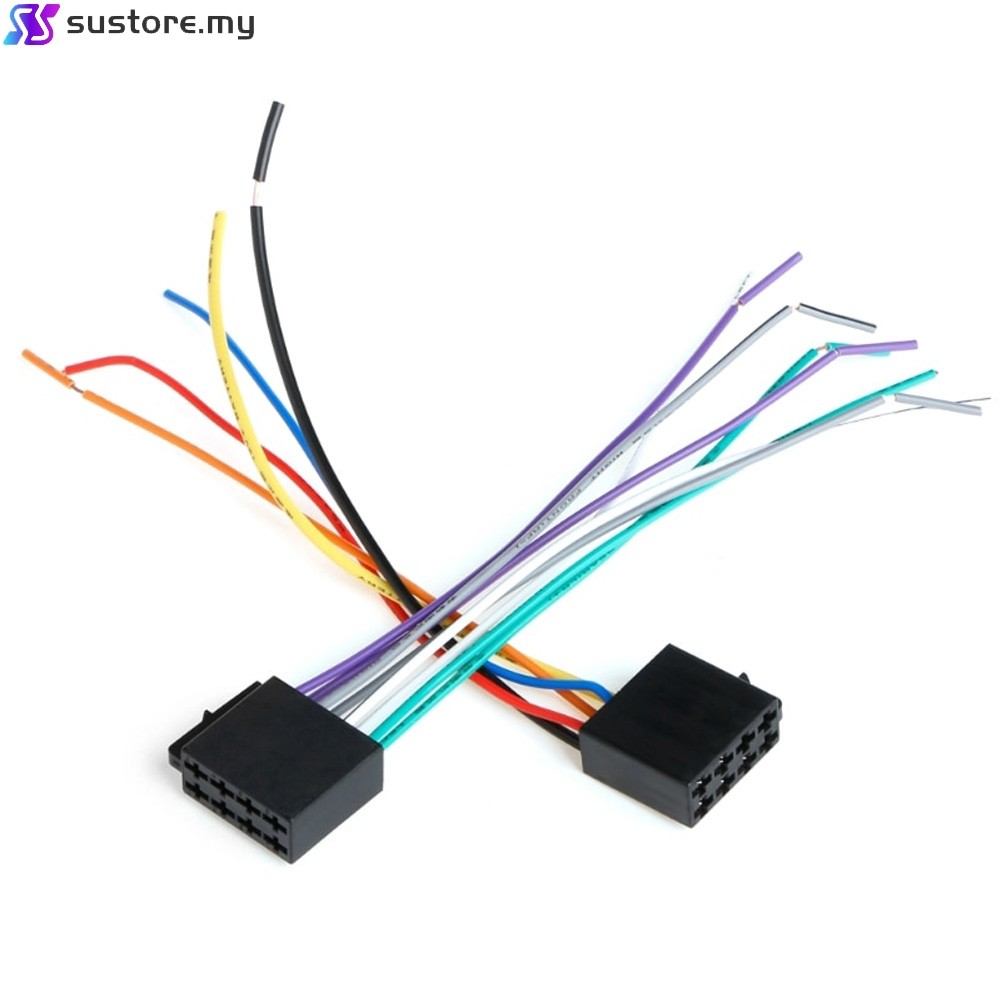 [Super]Universal Car Radio Wire Wiring Cabe Harness Adapter Connector ...