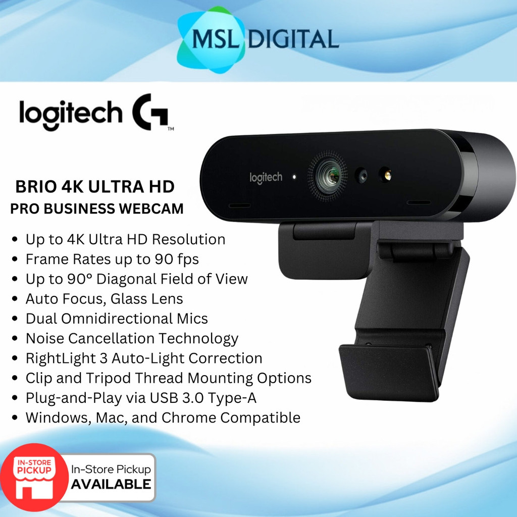 Die Logitech Brio 4K Ultra-Hd Webcam Im Test – TWPFPC