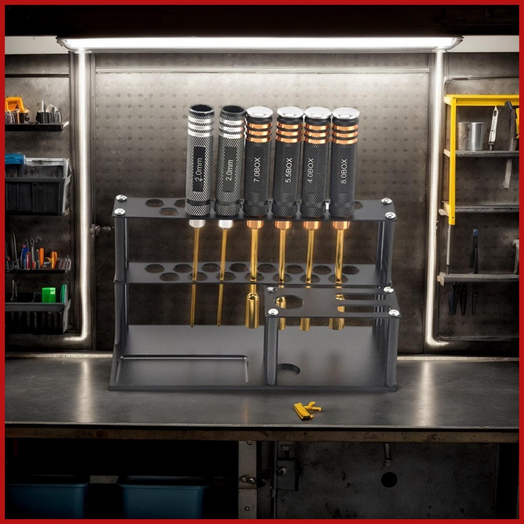 Screwdriver Storage Rack For Desktop with Screw Tray Screw Driver ...