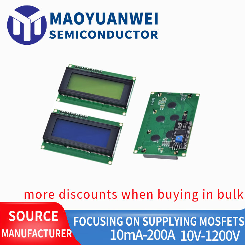 1pcs LCD2004A with IIC/I2C 2004A LCD Module Yellow Green Screen Blue ...