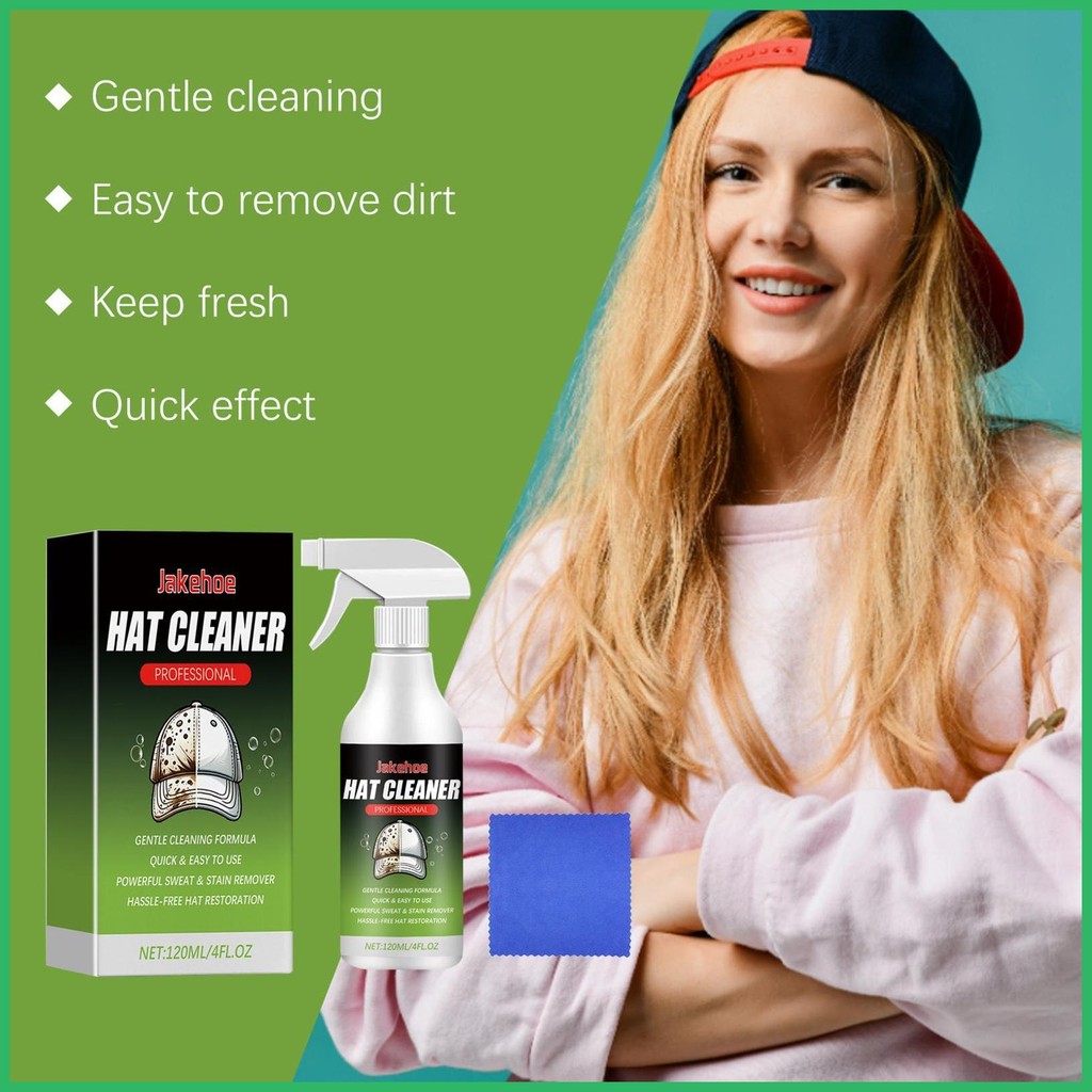 Fitted Hat Cleaner 120ml Hat Cleaning Foam for Caps Felt Hat Cleaner ...