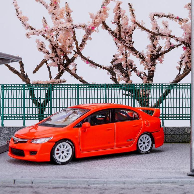 Honda Alloy Car Model Type R FD2 1: 64 Car Model Civic Racing Car Model ...