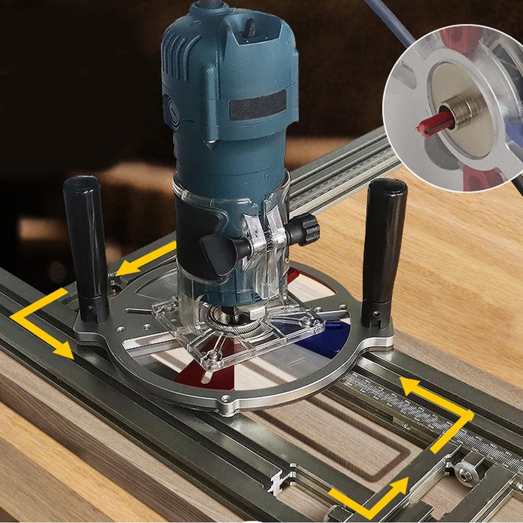 Legendtop Track Saw Guide 600mm Adjustable Backplane Woodworking ...