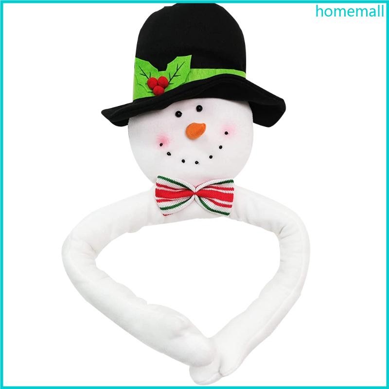 HO Christmas Tree Topper Cartoon Santa Claus Snowman Hugger 3D Stuffed ...