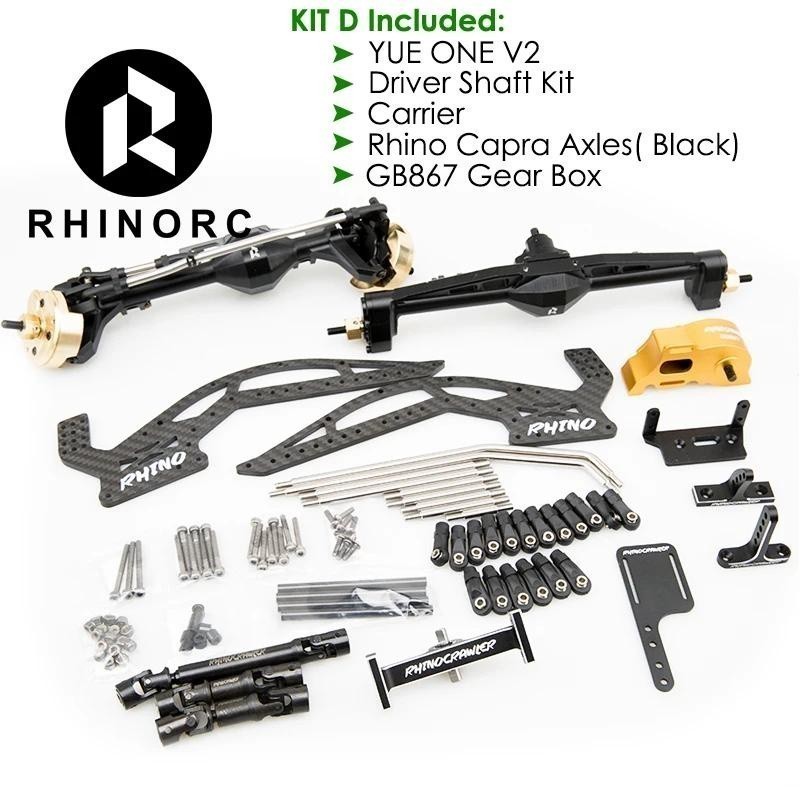 Rhino YUE ONE V2 RC Crawler Chassis Shafty Full Kit With Capra Axles ...