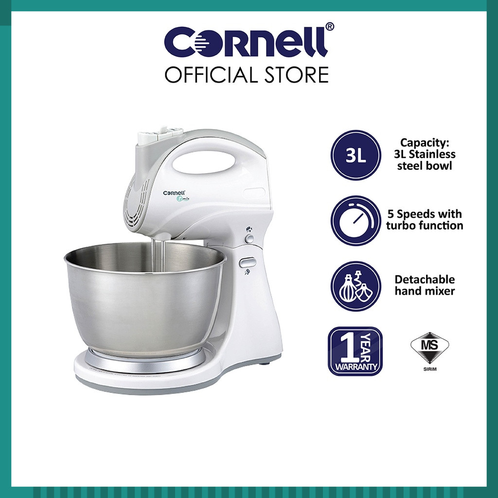 Cornell CSM-E9008SSWH Pengadun Berdiri Malaysia | Mangkuk Keluli Tahan ...