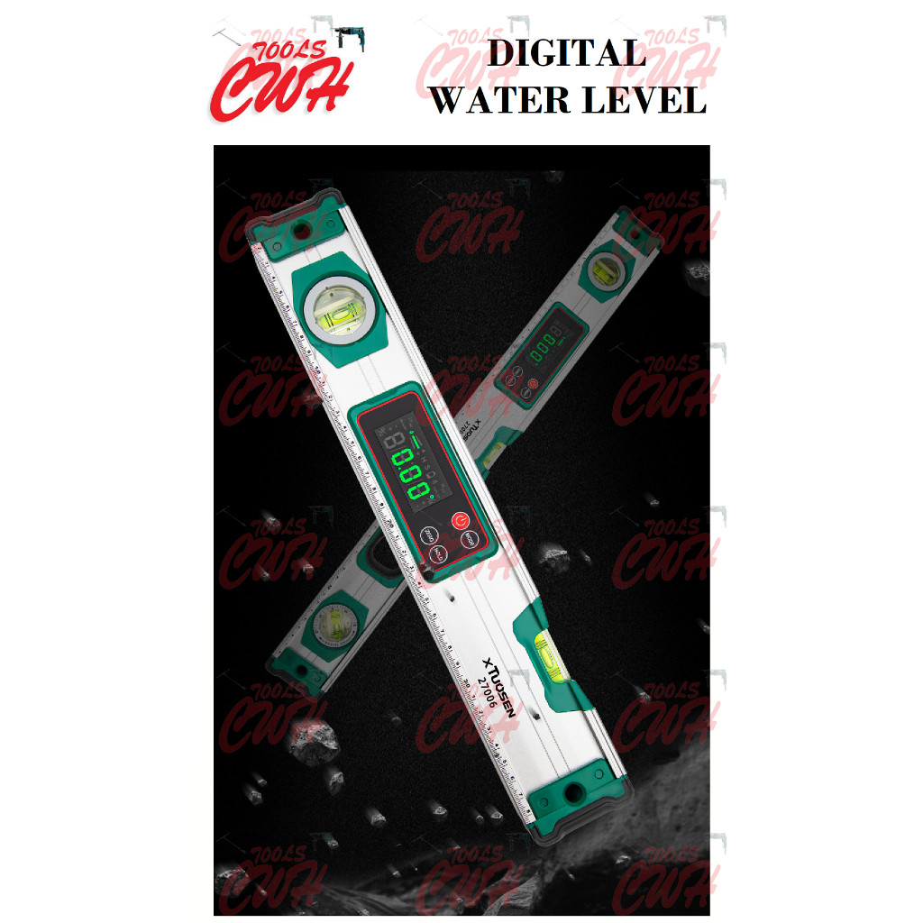 DIGITAL WATER LEVEL RULER BALANCE MEASURER LEVELLING MEASURING CWH ...