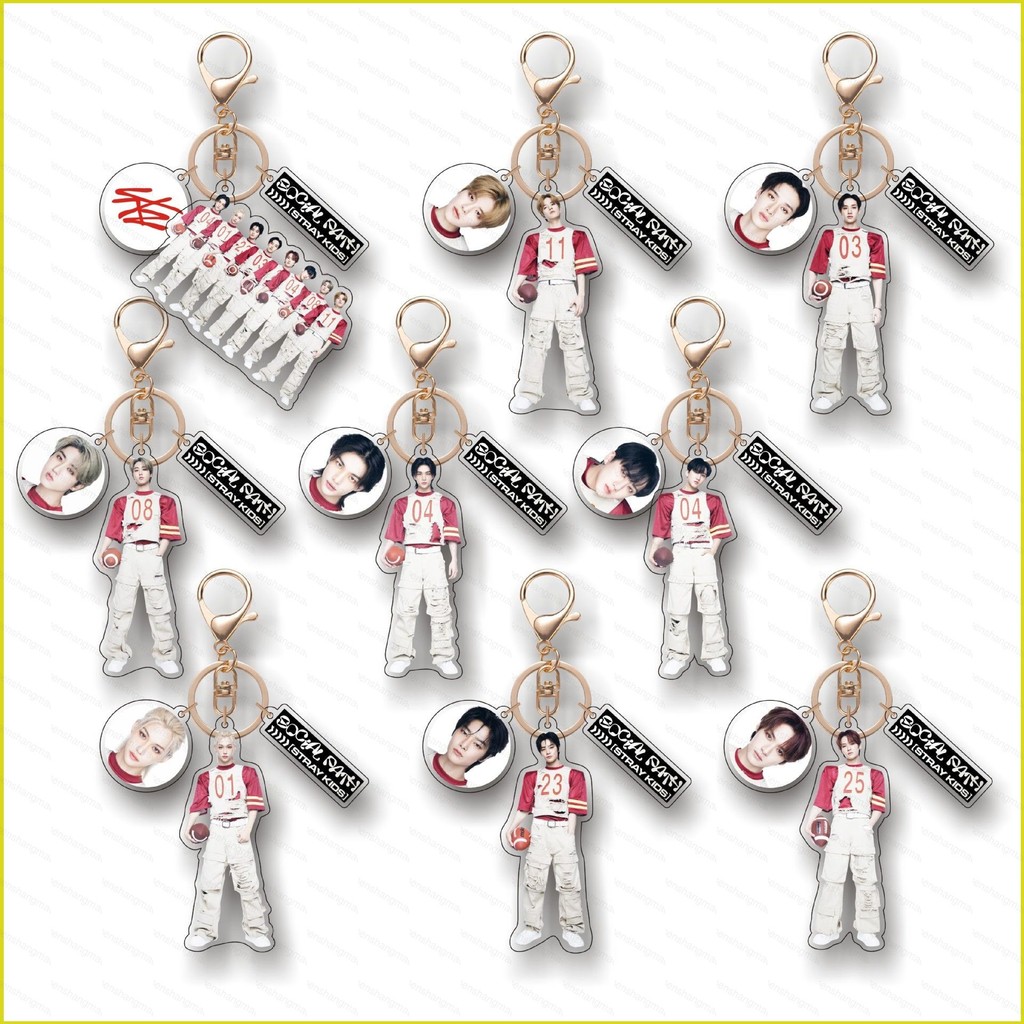 PS1 Stray Kids keychain Felix acrylic bag pendant BANGCHAN LEE KNOW IN ...