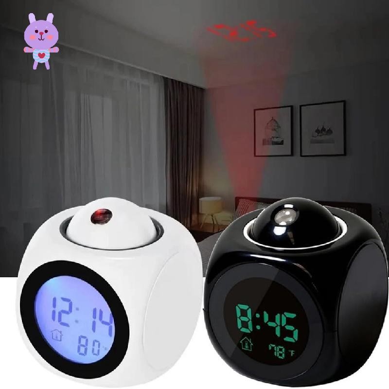 Multifunctional Projection Alarm Clock with HD Display Ceiling Time ...