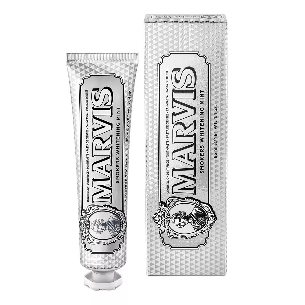 Marvis Smokers Whitening Toothpaste, Mint, 85ml, Promotes the Natural ...