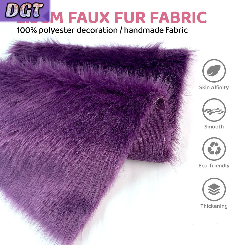 DGT 2.5cm Long Fur Fabric Cosplay Fursuit Fur Material Fluffy Fabric ...