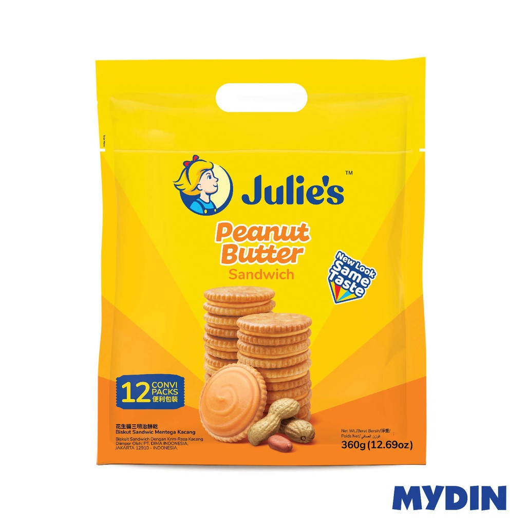 Julie's Peanut Butter Sandwich 12 Convi-Packs (360g) | Shopee Malaysia