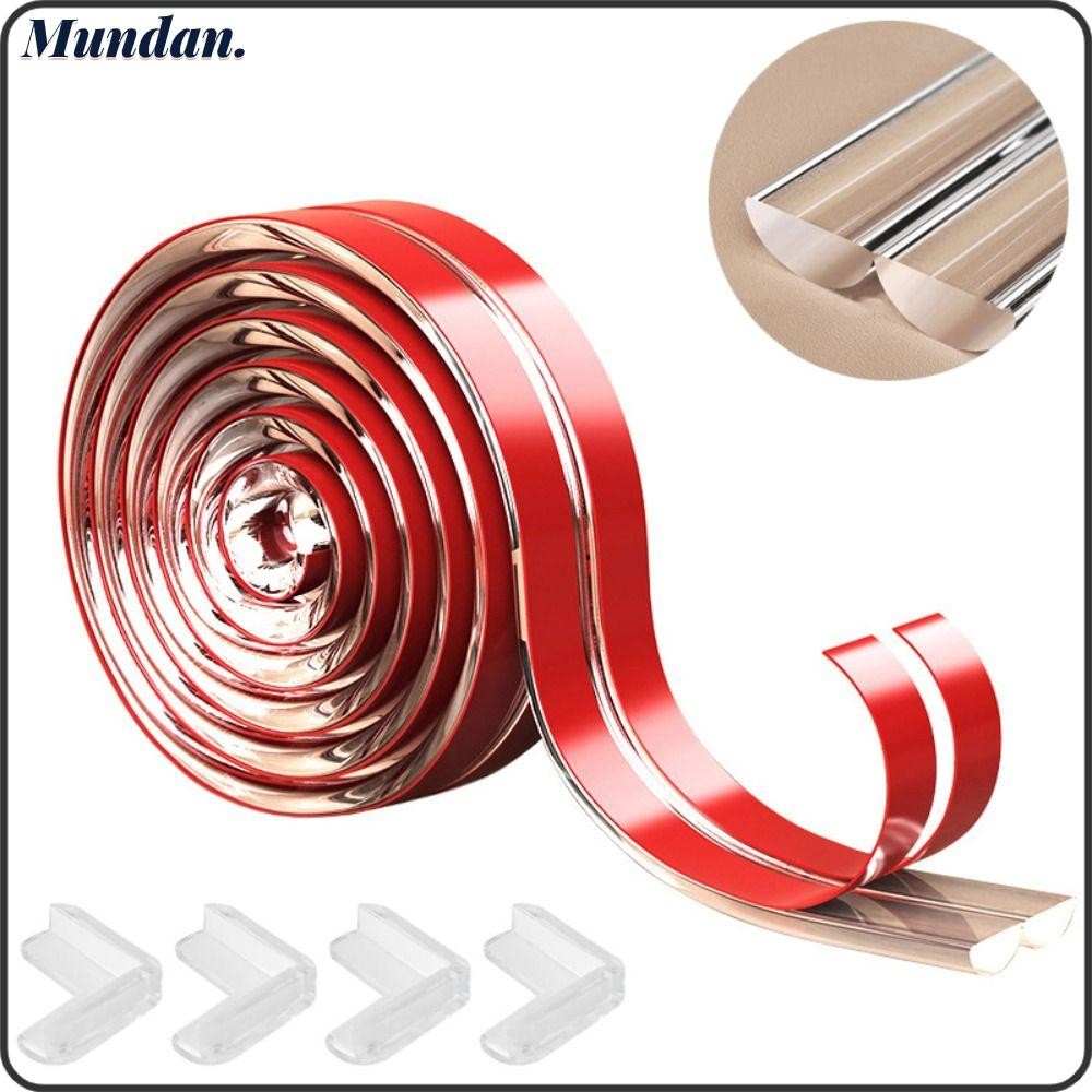 MUNDAN Corner Guard Strip, Soft Transparent Baby Proofing, Professional ...