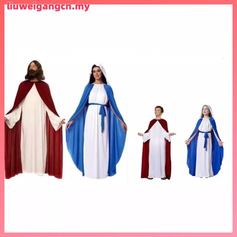 Enjoy Fun Halloween Easter Jesus Virgin Mary Clothes cosplay Drama ...